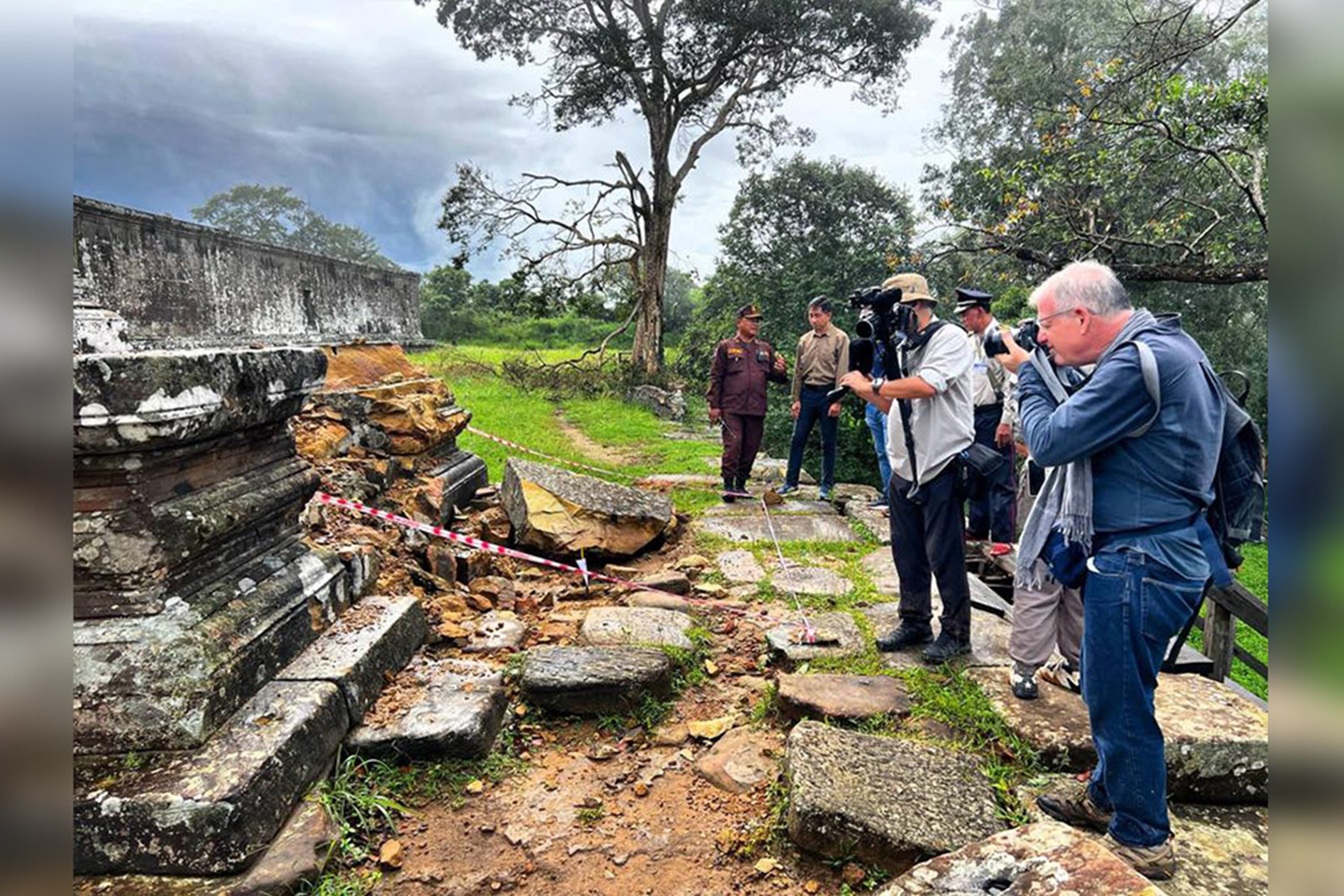 Conservation building at Preah Vihear Temple reported destroyed by Thai ...