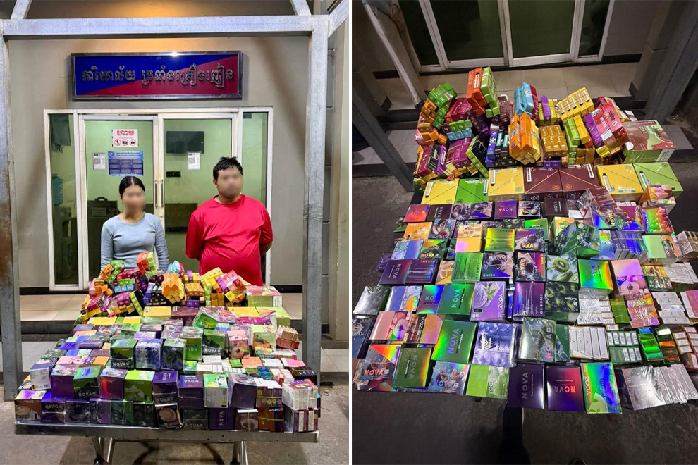 The Phnom Penh Post | Toul Kork vape store busted; two arrested, over ...