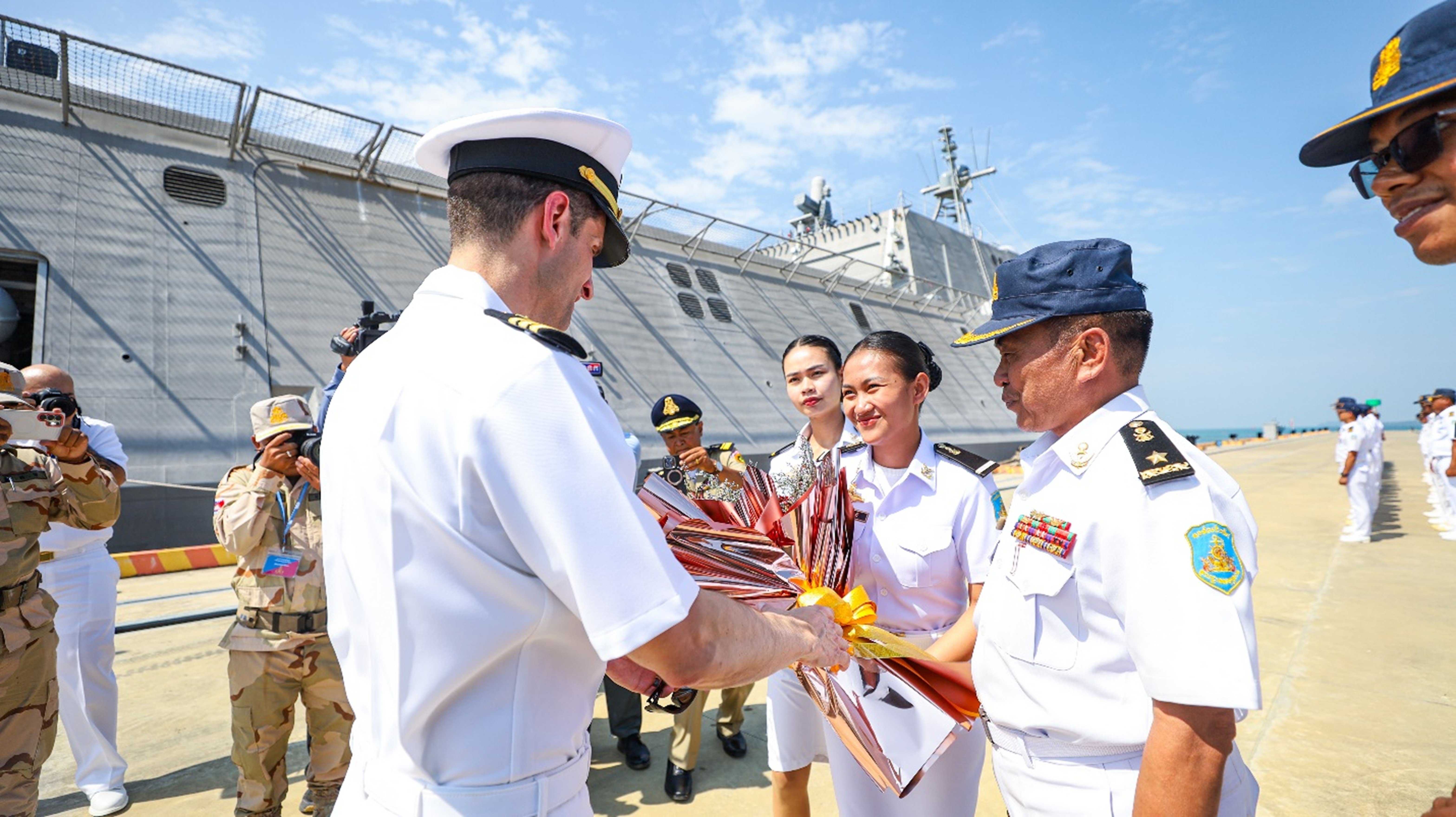 US warship docks at Ream for five-day cooperative port call | The Phnom ...