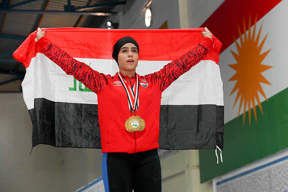 The Phnom Penh Post | Kurdish sisters boost Iraq to weightlifting gold