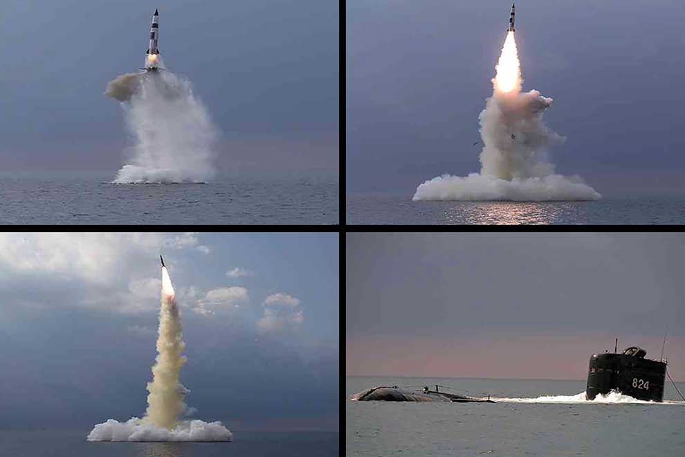 North Korea Says Fired ‘new Ballistic Missile Type From Sub Phnom