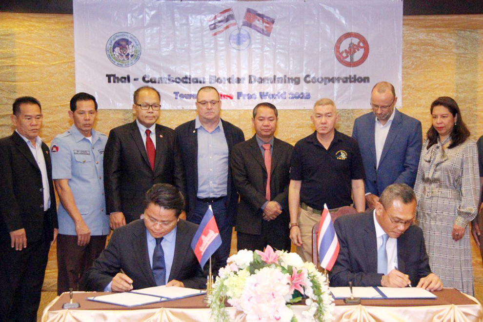 The Phnom Penh Post | CMAC, TMAC ink demining agreements
