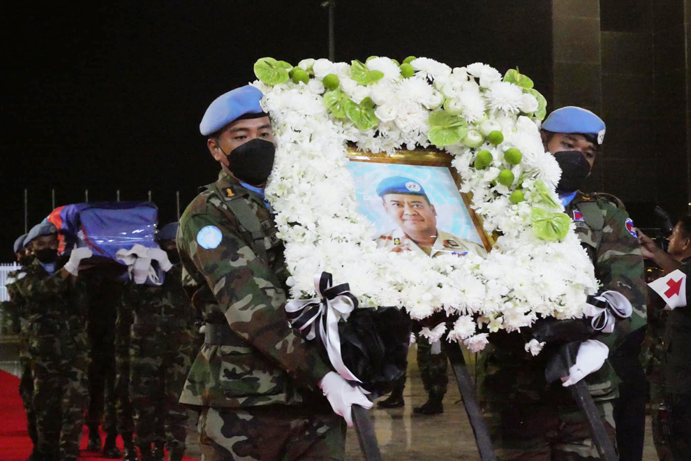 Body of Cambodian peacekeeper repatriated from Mali | Phnom Penh Post